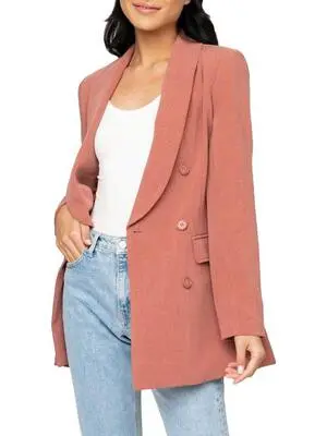 GIBSONLOOK GIBSONLOOK Double-Breasted Blazer Marsala