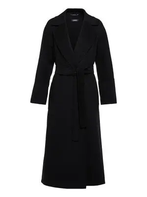 Max Mara Elisa Virgin Wool Coat - Black