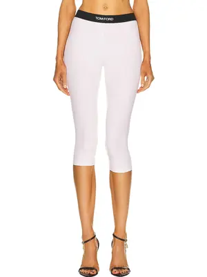 TOM FORD Tom Ford Modal Yoga Pant In Black White