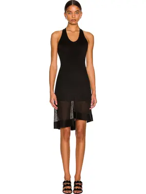 Alaïa Edition 1986 Short Asymmetrical Dress - Noir