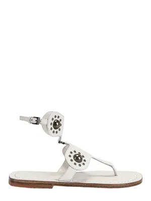 Alaïa Stud Sandals - Blanc Craie