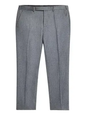 Zegna Wool Flannel Flat-front Trousers - Wool Flannel Ff Trouser