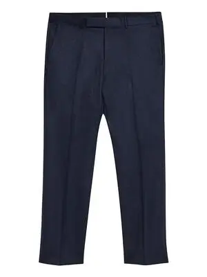 Zegna Wool Flannel Flat-front Trousers - Wool Flannel Ff Trouser