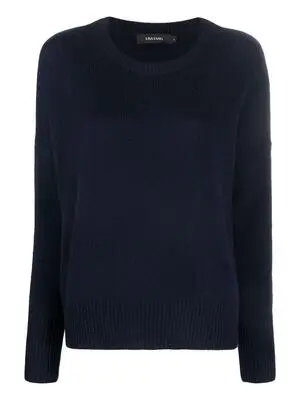 LISA YANG Mila Crew-neck Knitted Jumper - Blue