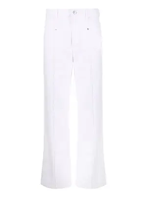 Isabel Marant Straight-leg Trousers - White