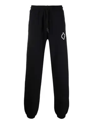COUNTY OF MILAN Tempera Cross Track Pants - Black