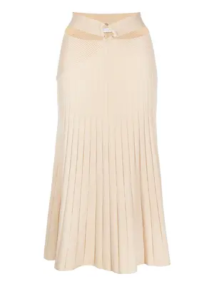 SIMKHAI Simkhai Arabella Ribbed-Knit Skirt