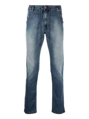 DIESEL Krooley Drawstring Tapered Jeans - Blue