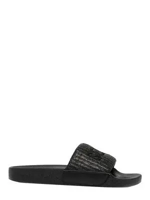 Senso Elly Ii Logo-embroidered Slides - Black