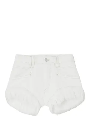 MARANT ETOILE Eneidao Denim Shorts - White