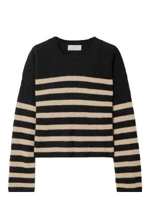 LA LIGNE La Ligne Mini Toujours Striped Cashmere Sweater
