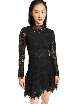 Simkhai Joy Lace Mini Dress - Black