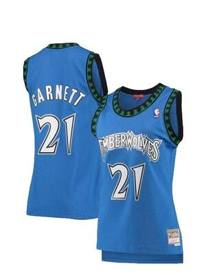 Mitchell & Ness Kevin Garnett Minnesota Timberwolves Hardwood Classics Swingman Jersey - Blue