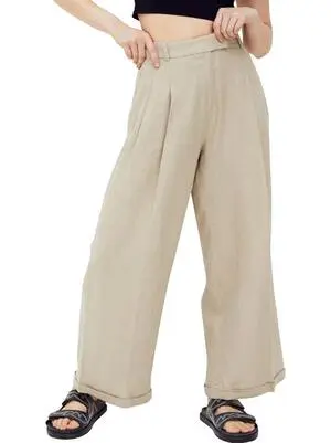 FREE PEOPLE Free People Lyla Wide Leg Linen Pants