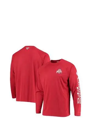 Columbia Ohio State Buckeyes Terminal Tackle Long Sleeve T-shirt - Scarlet