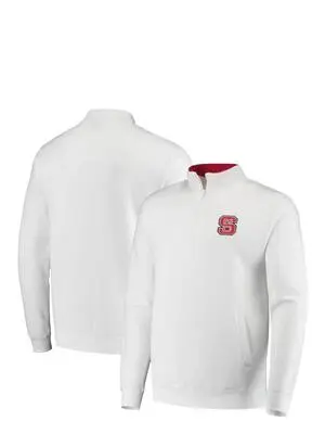 COLOSSEUM Nc State Wolfpack Tortugas Logo Quarter-zip Jacket - White