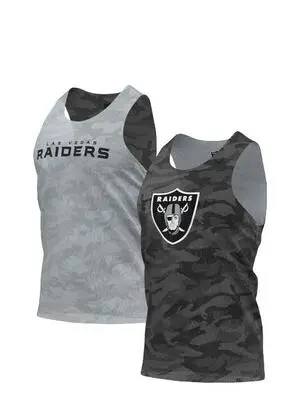 FOCO Las Vegas Raiders Reversible Mesh Tank Top - Black