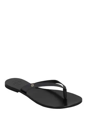 BELLA HA Italian Leather Flip Flop - Blackened Pearl