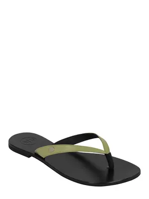 BELLA HA BELLA HA' Italian Leather Flip Flop Fern