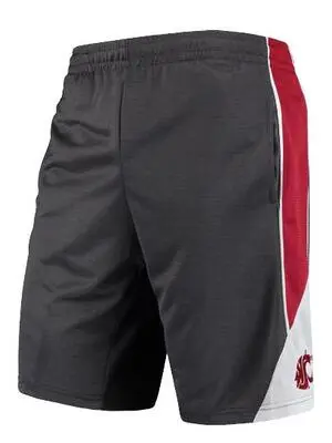 COLOSSEUM Washington State Cougars Turnover Team Shorts - Charcoal