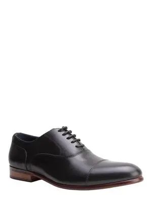 BLAKE MCKAY Blake Mckay 'Melvern' Cap Toe Oxford Black Leather