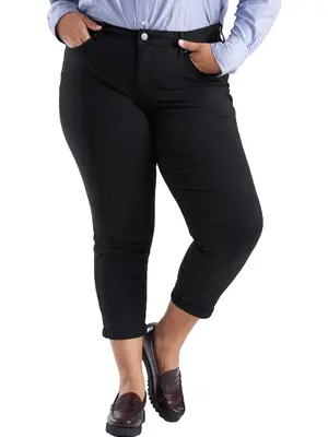 SLINK JEANS SLINK Jeans High-Waisted Boyfriend Jeans Black
