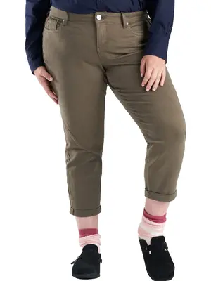 SLINK JEANS SLINK Jeans High-Waisted Boyfriend Jeans Forest