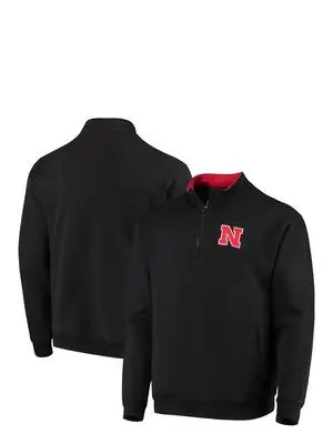 COLOSSEUM Nebraska Huskers Tortugas Logo Quarter-zip Jacket - Black