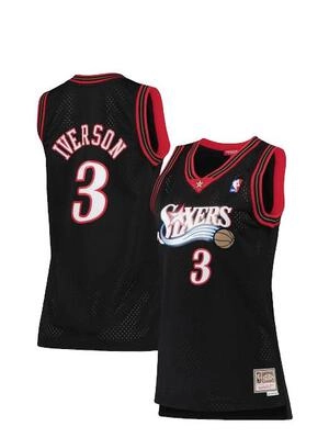 Mitchell & Ness Allen Iverson Philadelphia 76ers 2000/01 Hardwood Classics Swingman Jersey - Black
