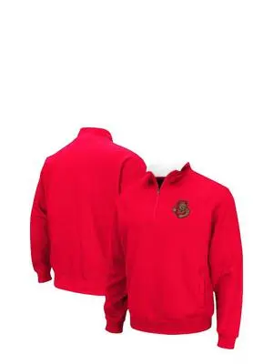 COLOSSEUM Cornell Big Tortugas Logo Quarter-zip Jacket - Red