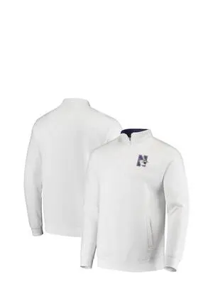 COLOSSEUM Northwestern Wildcats Tortugas Logo Quarter-zip Jacket - White