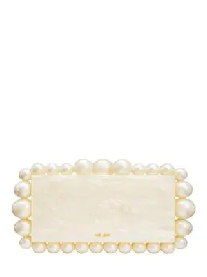 Cult Gaia Eos Pearly Acrylic Clutch - Ivory