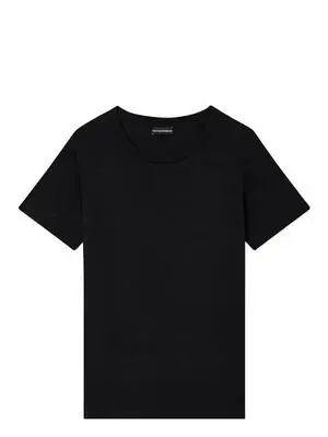 Emporio Armani Pima Jersey T-shirt - Black