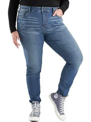 SLINK JEANS High Waist Skinny Jeans - Kinley