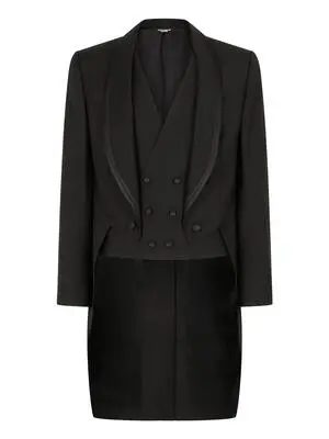 Dolce & Gabbana Three-piece Wool Evening Suit - Black