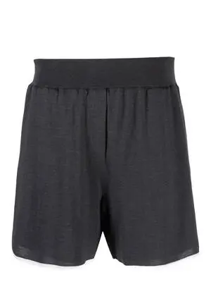BRUNELLO CUCINELLI Cashmere-blend Elastic Waist Shorts