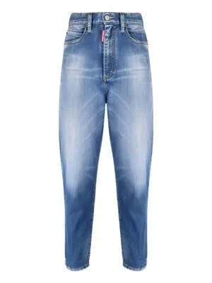 DSQUARED2 DSQUARED2 Faded Effect Mom Jeans