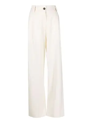 Studio Nicholson High-waisted Trousers - Neutrals