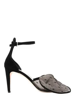 Red Valentino Rebel Bow Sandals With High Heel - Black