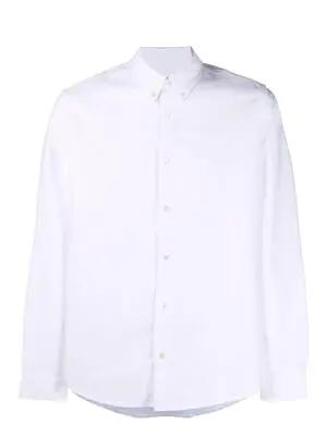 A.p.c. Button-down Organic Cotton Shirt - White