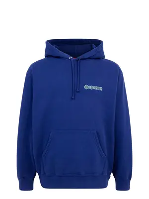 Supreme Love Logo-print Hoodie - Blue