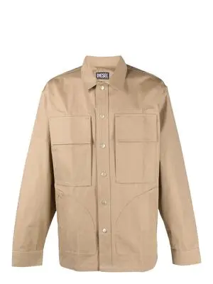DIESEL® Button-up Overshirt - Neutrals