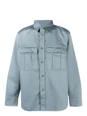 DIESEL® S-roow Button-up Shirt - Blue