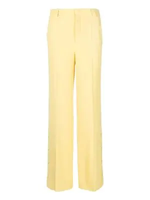 Red Valentino Tailored Wide-leg Trousers - Yellow