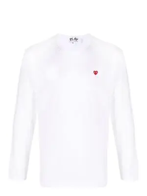 PLAY COMME DES GARCON Pathc-detail Cotton T-shirt