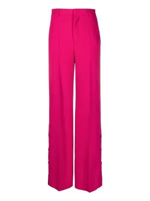 Red Valentino Tailored Wide-leg Trousers - Pink