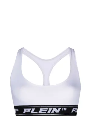 Philipp Plein Logo-underwear Bra - White