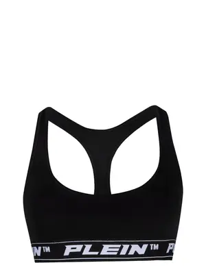 Philipp Plein Logo-underwear Bra - Black