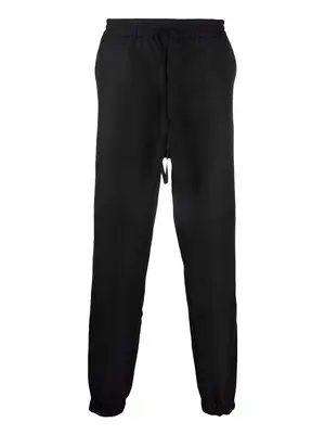Alexander McQueen Straight-leg Wool-blend Track Pants - Black