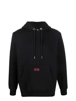 Gcds Logo Hoodie - Black